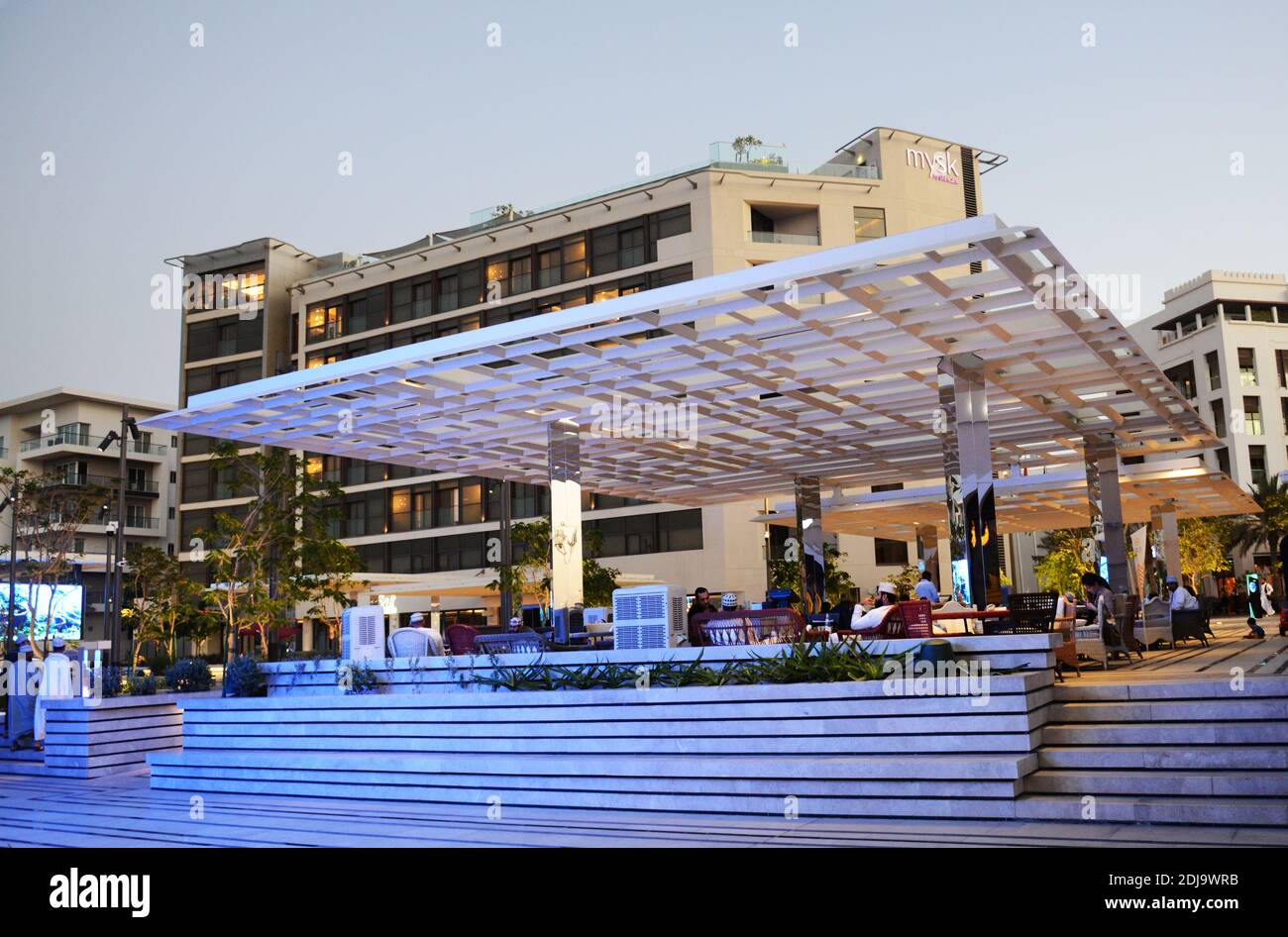 The modern Al Mouj complex in Muscat, Oman Stock Photo - Alamy