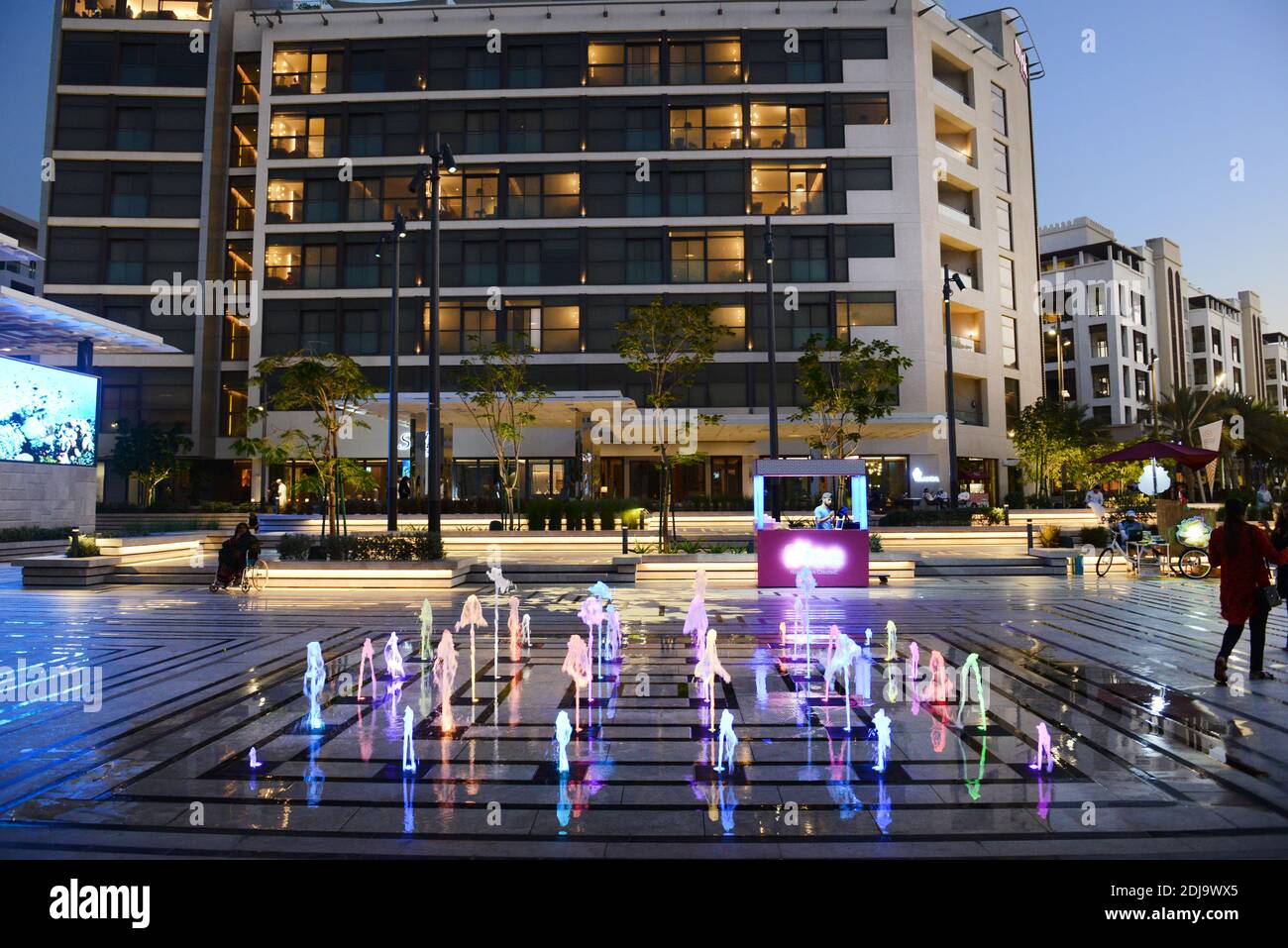 The modern Al Mouj complex in Muscat, Oman Stock Photo - Alamy