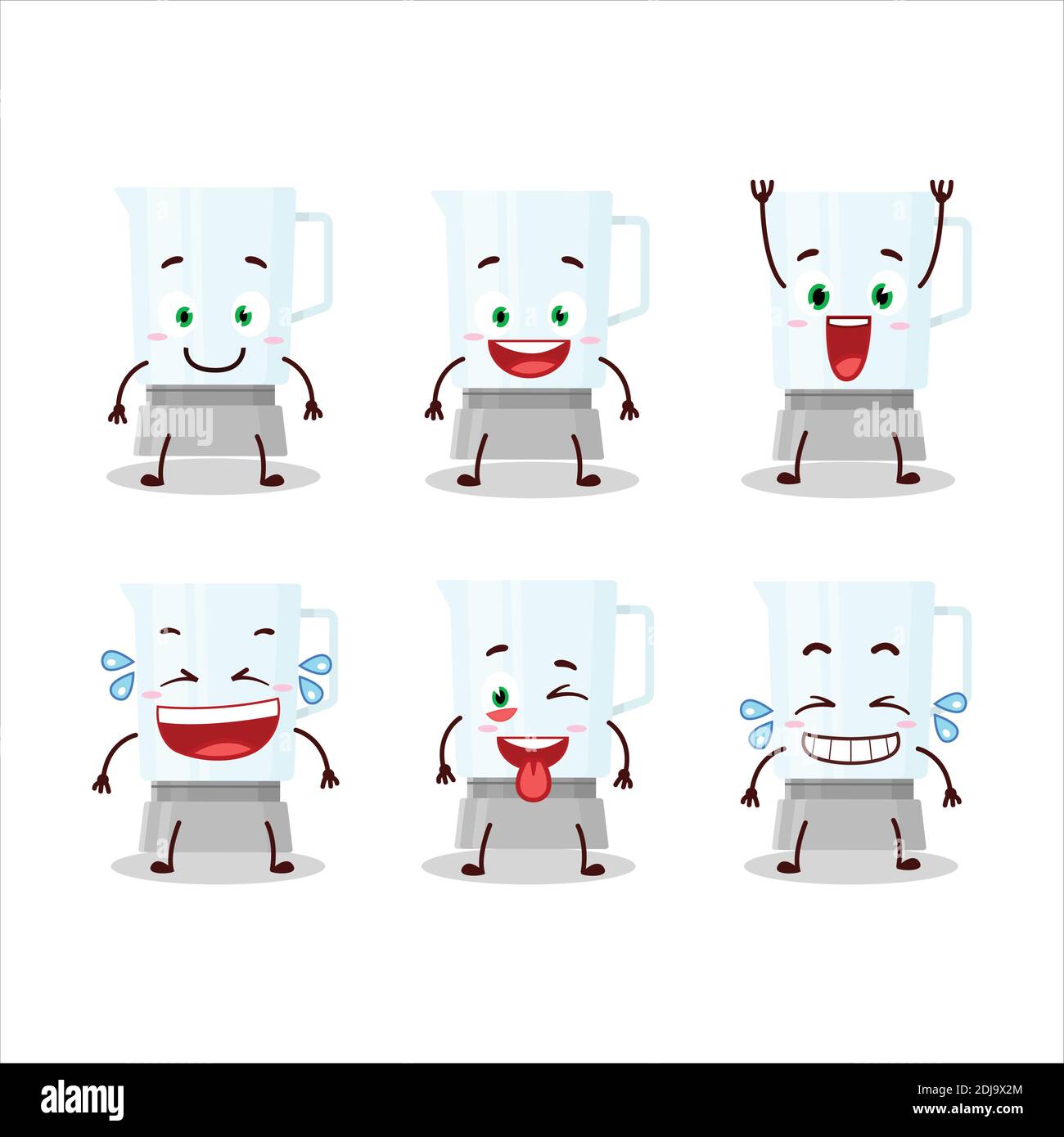 Cartoon character of blender with smile expression. Vector illustration ...
