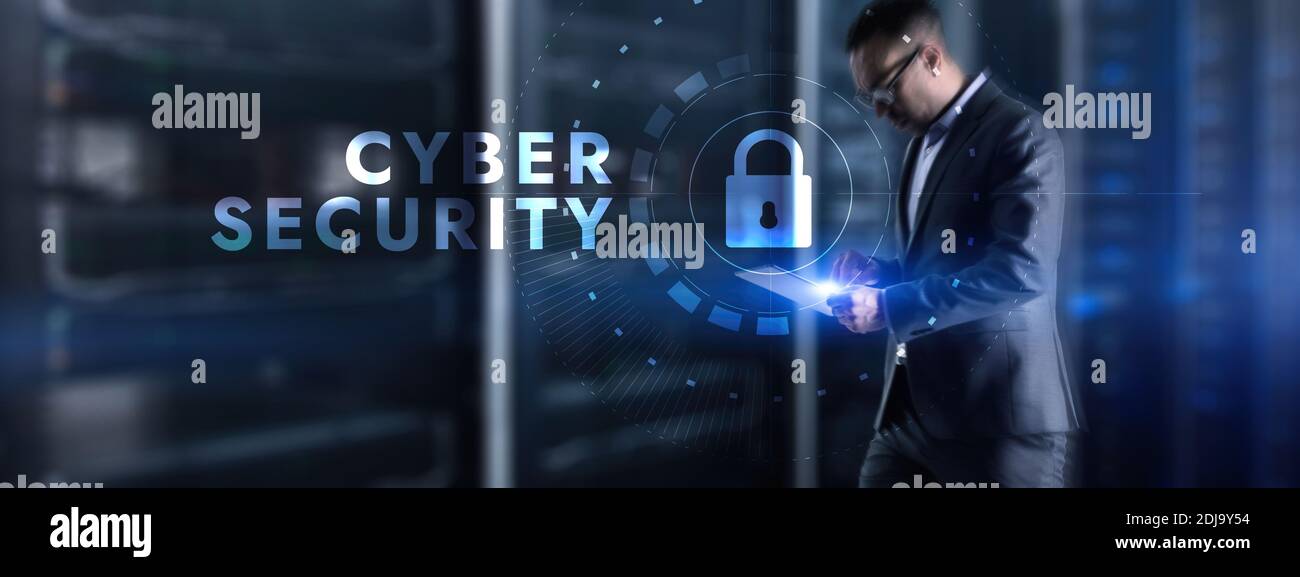 Cyber security concept. IT engineer in data center Stock Photo - Alamy