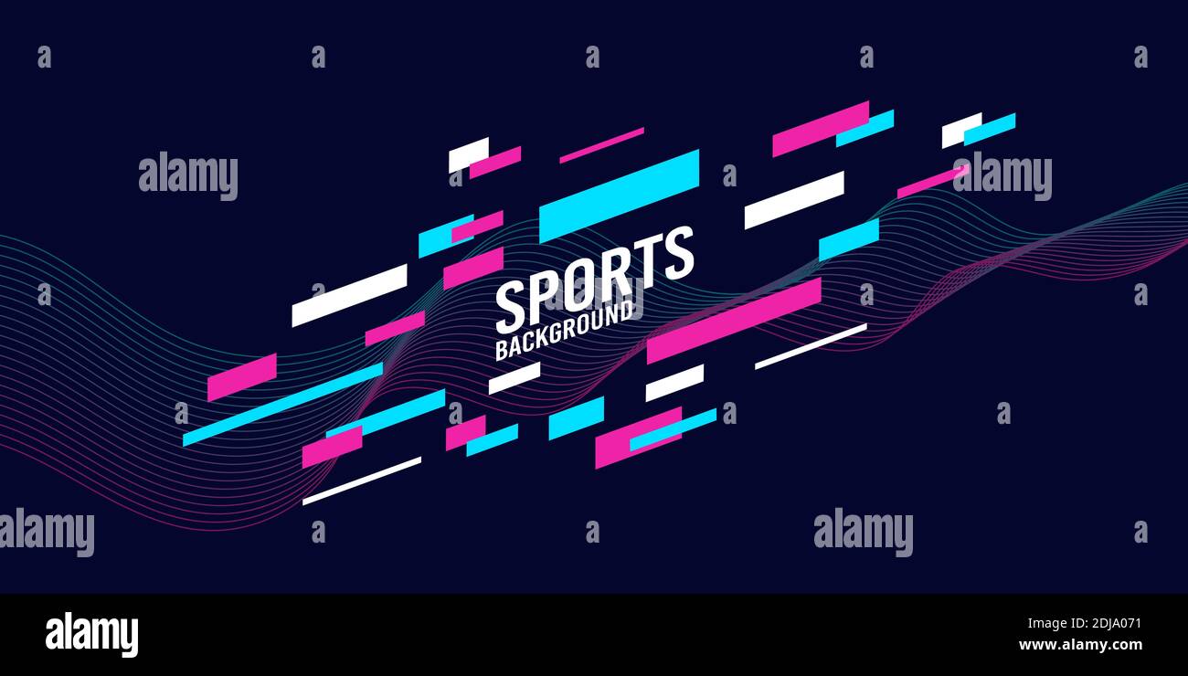 Modern colored poster for sports with elegant background-Vector ...