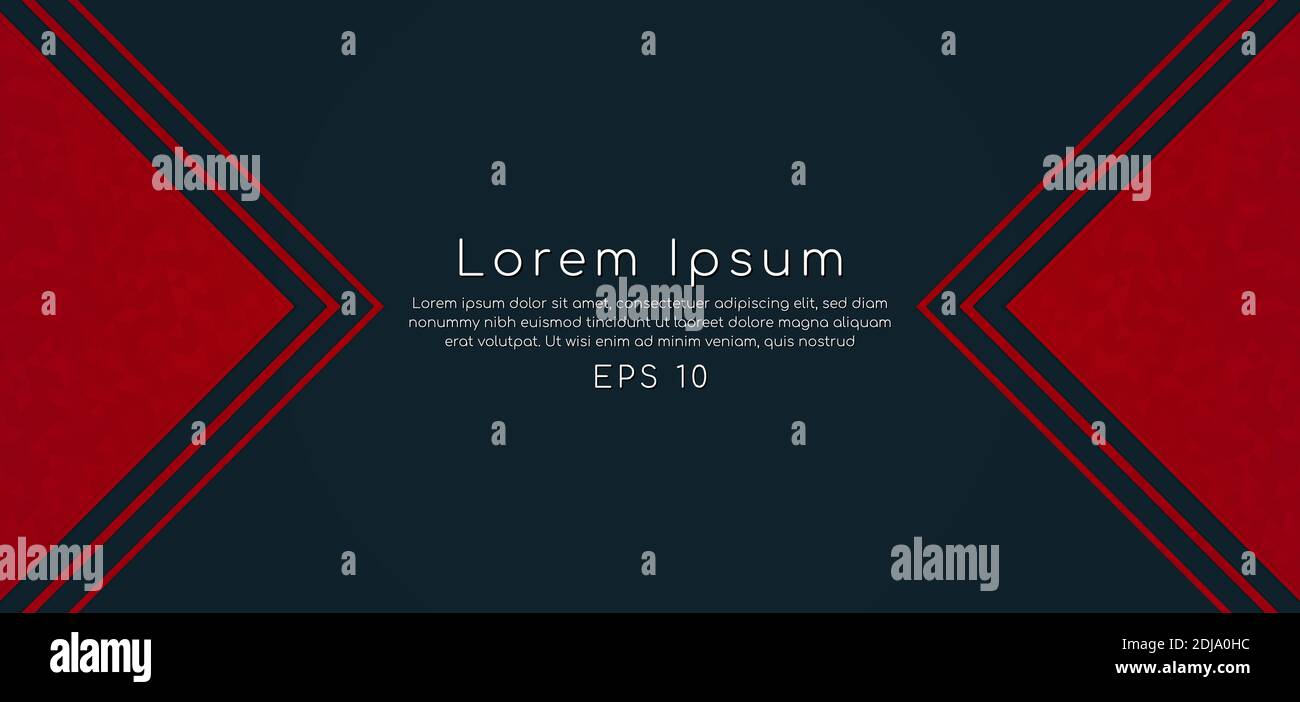 Abstract background red polygon pattern geometric design. vector ...