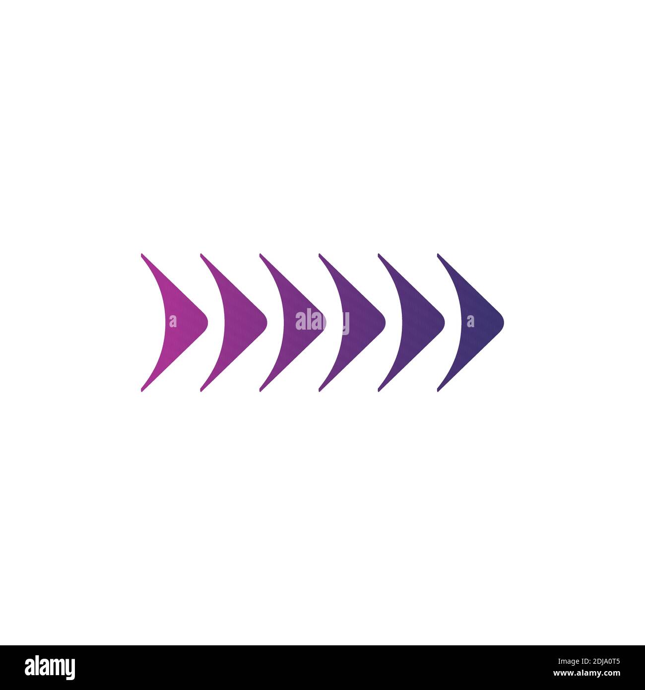 Gradient chevron arrows right, vector illustration isolated Stock ...