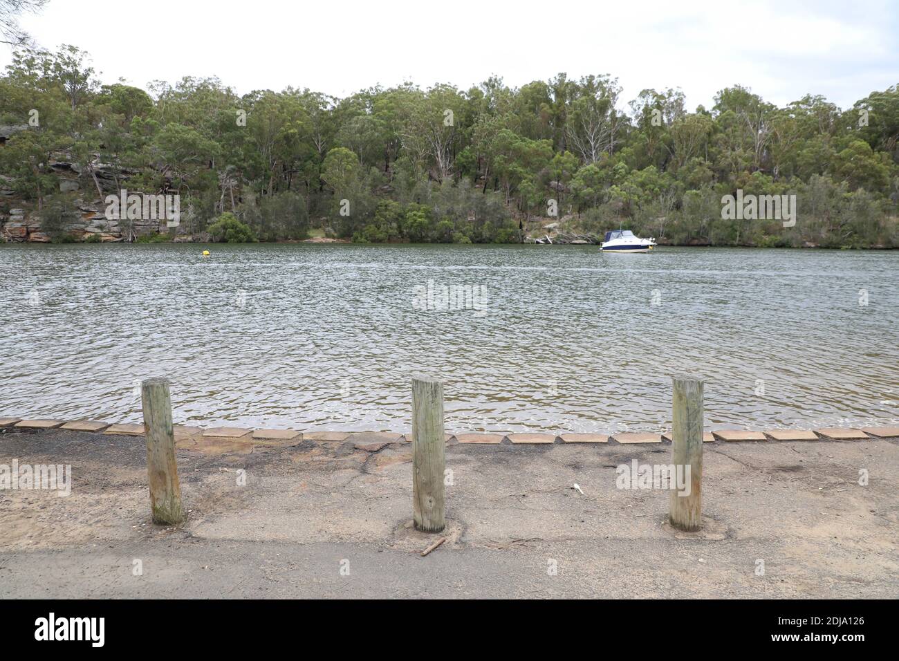 The Georges River viewed from the Sydney suburb of Picnic Point Stock ...