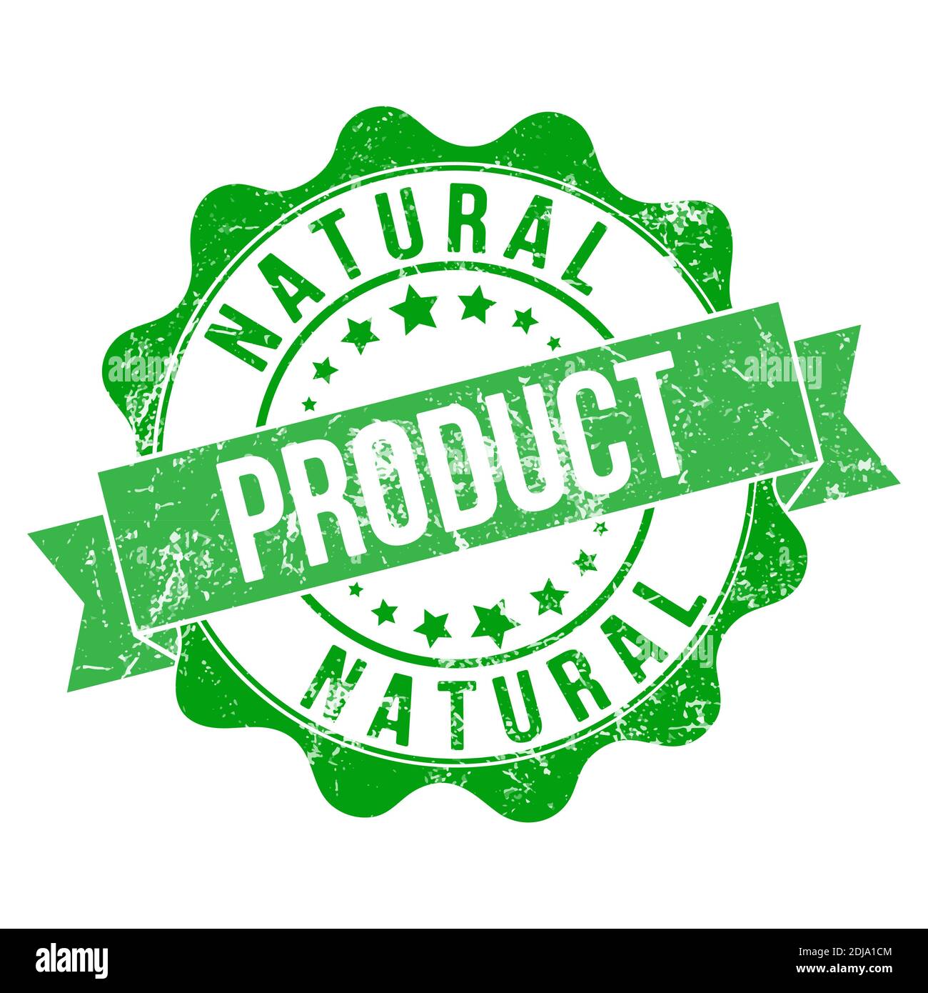 NATURAL PRODUCT. Stamp impression with the inscription. Old worn ...