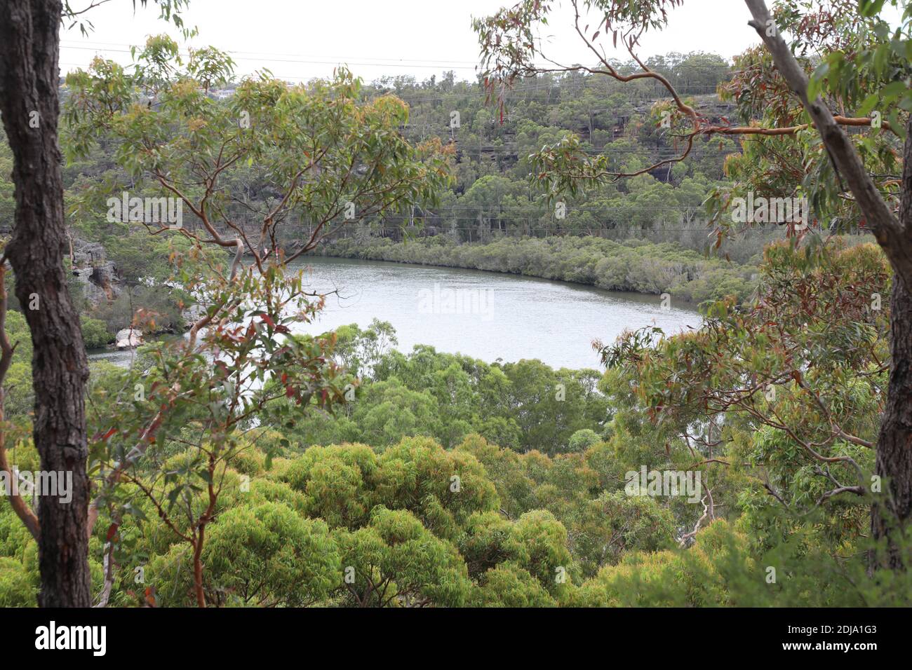 View of the Georges River and Georges River National Park taken from ...