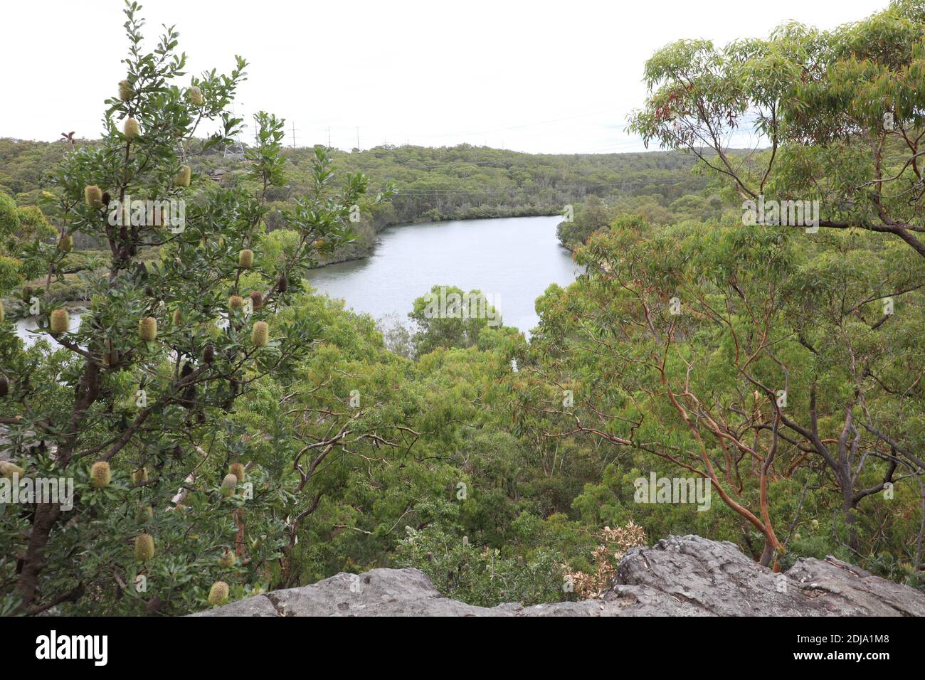 View of the Georges River and Georges River National Park taken from ...