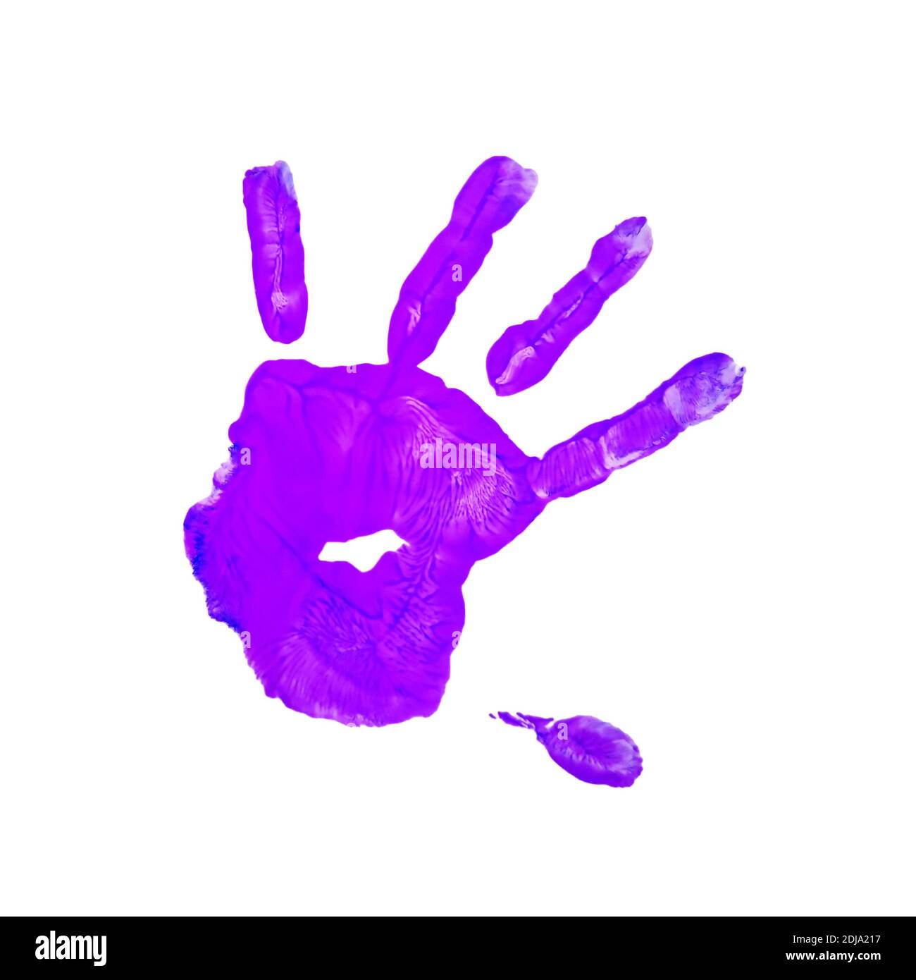 Texture handprint Cut Out Stock Images & Pictures - Alamy