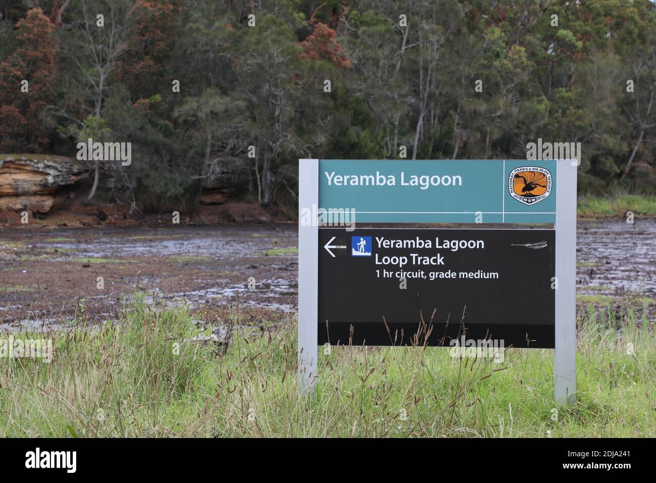 Yeramba Lagoon, Georges River National Park, Picnic Point Stock Photo ...
