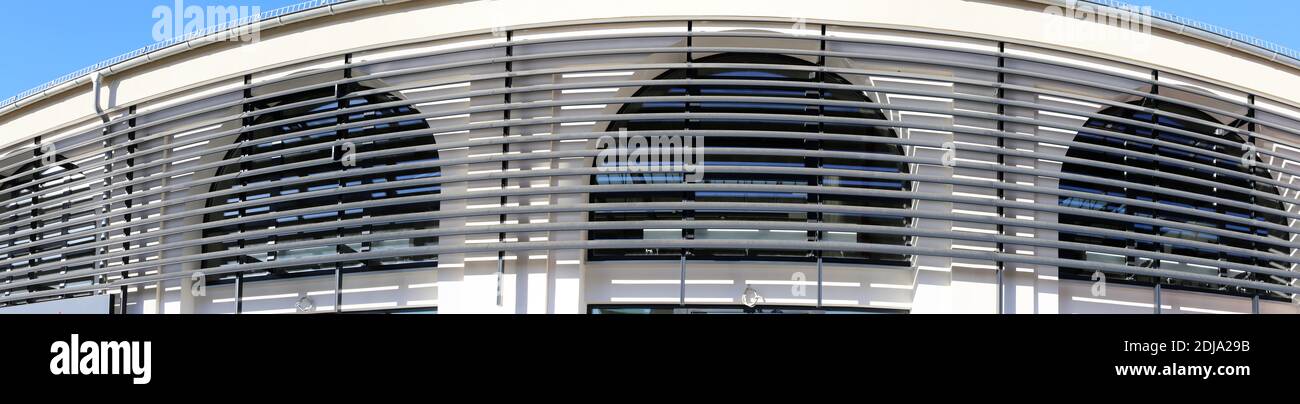 Window with modern blind, exterior shot Stock Photo - Alamy