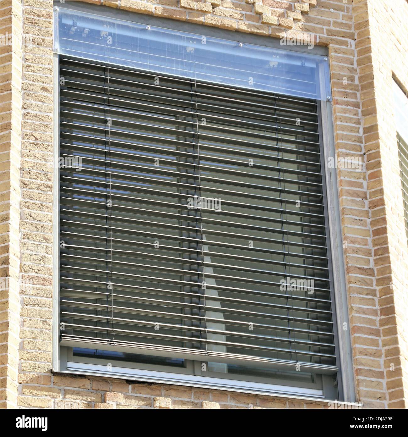 Window with modern blind, exterior shot Stock Photo - Alamy