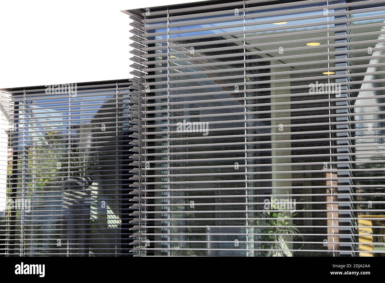 Window with modern blind, exterior shot Stock Photo - Alamy