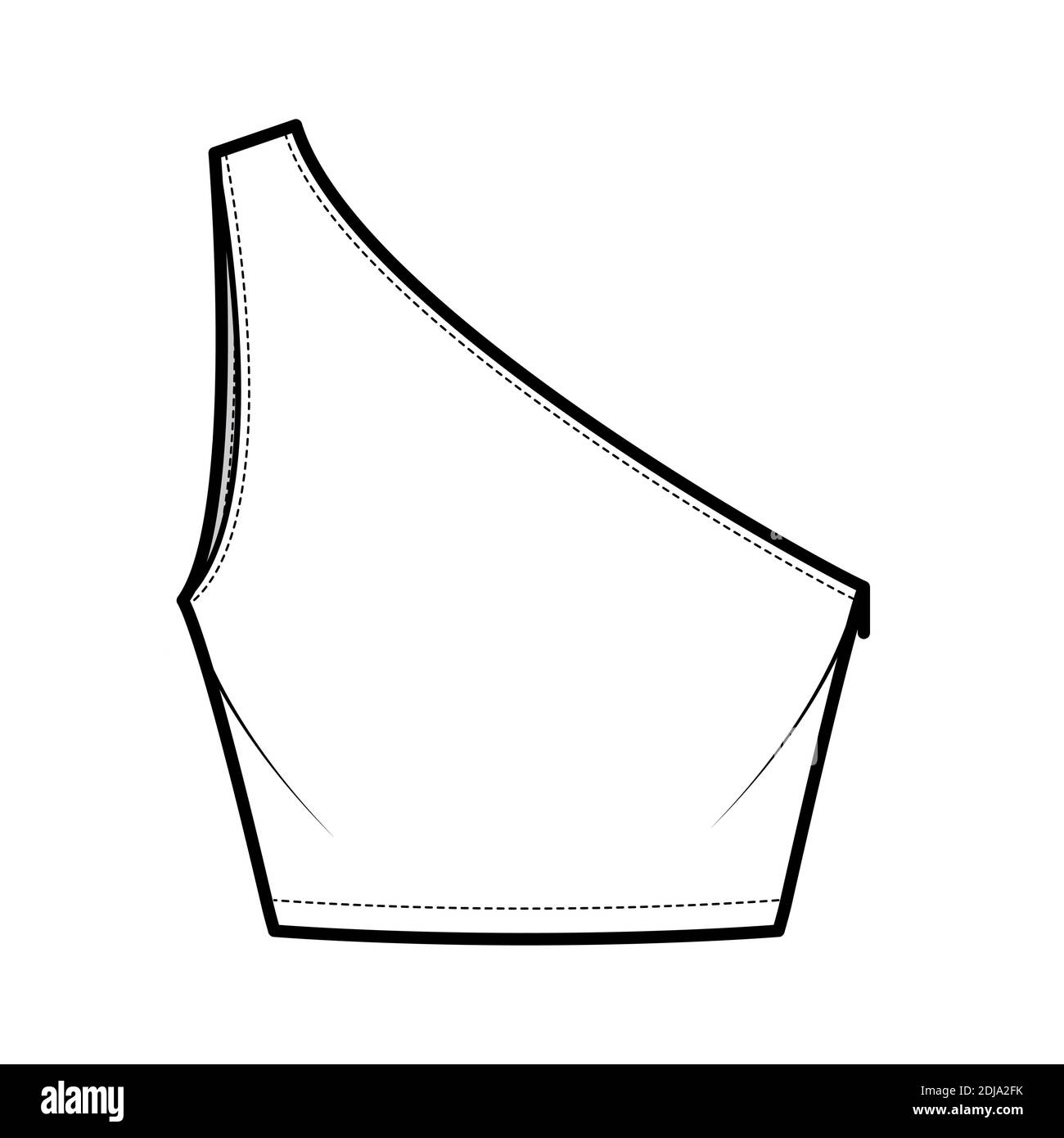 Crop top tank Stock Vector Images - Alamy