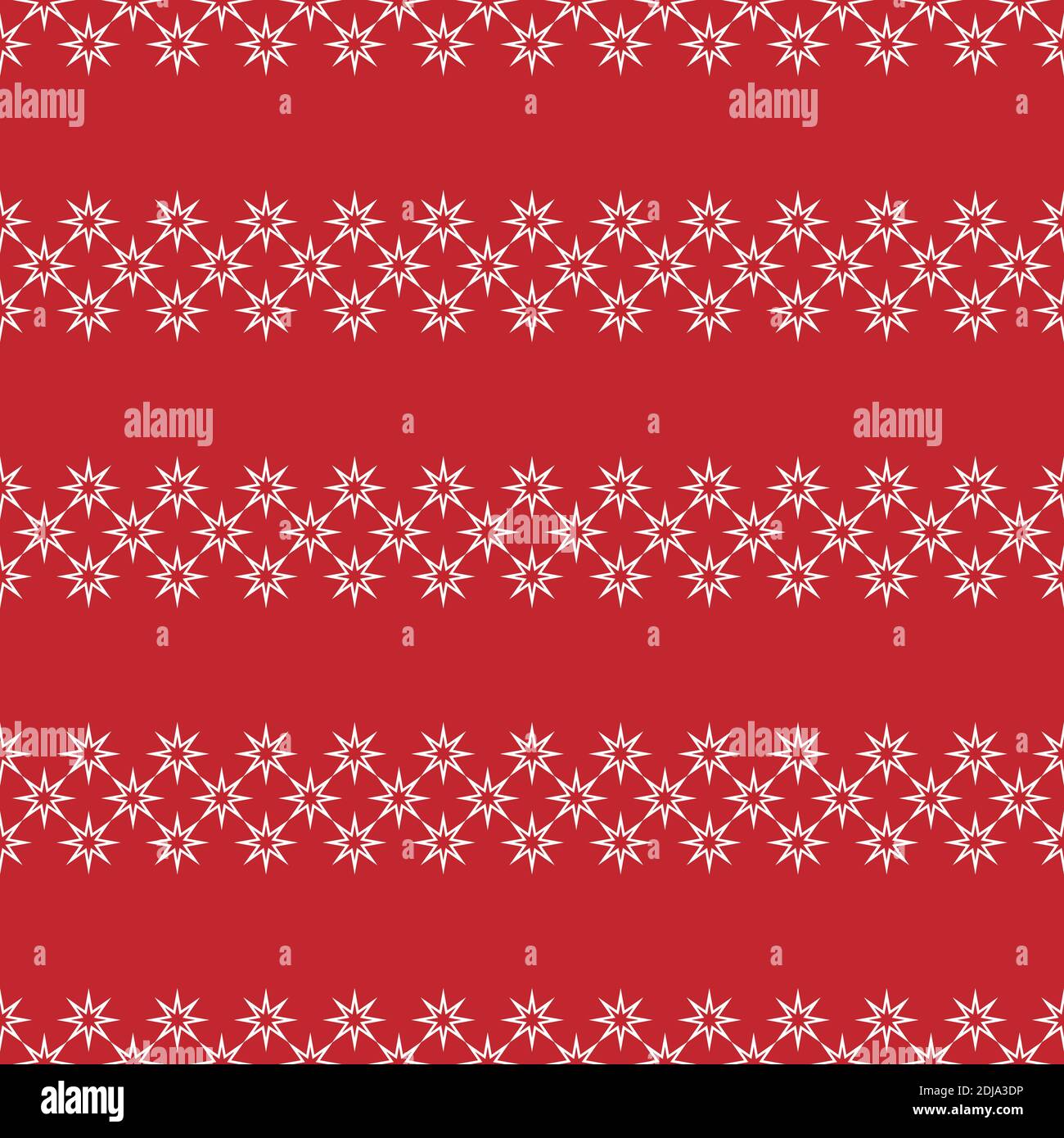 Seamless cute pattern with white stars on red background. Vector ...