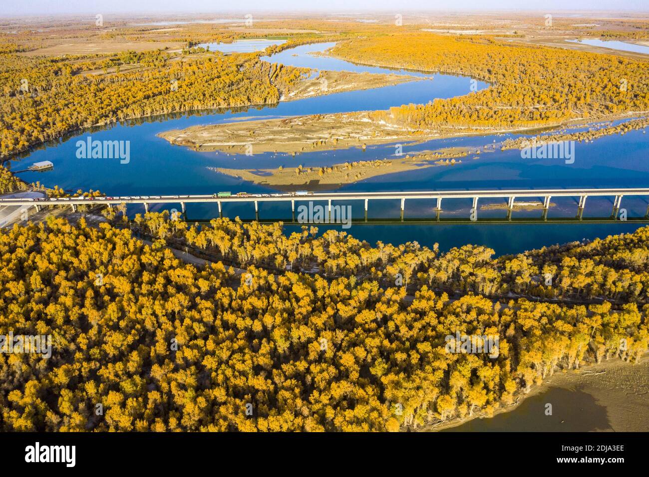 Beijing, China. 22nd Oct, 2020. Aerial photo taken on Oct. 22, 2020 ...