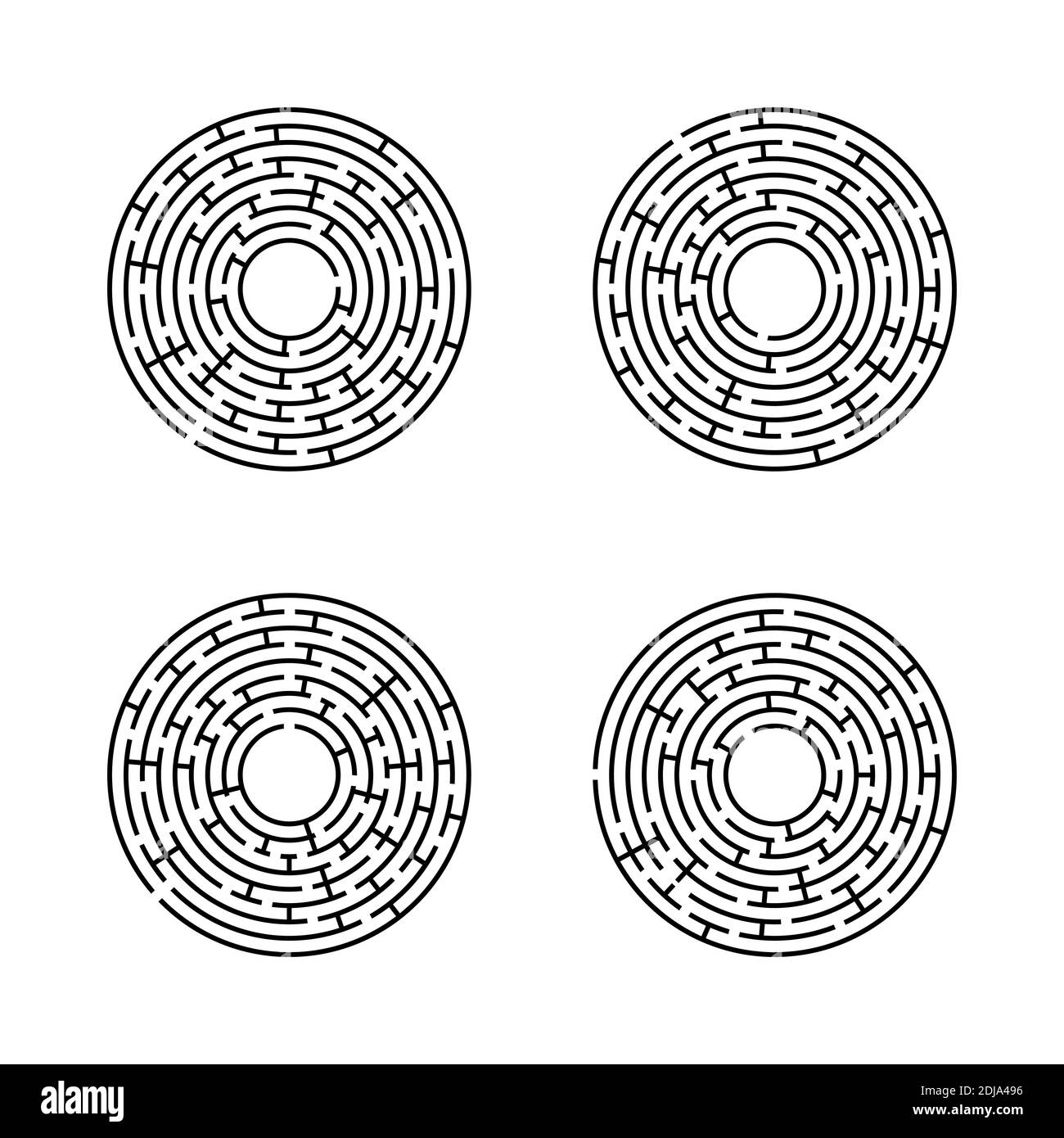 Border design many children illustration Black and White Stock Photos ...