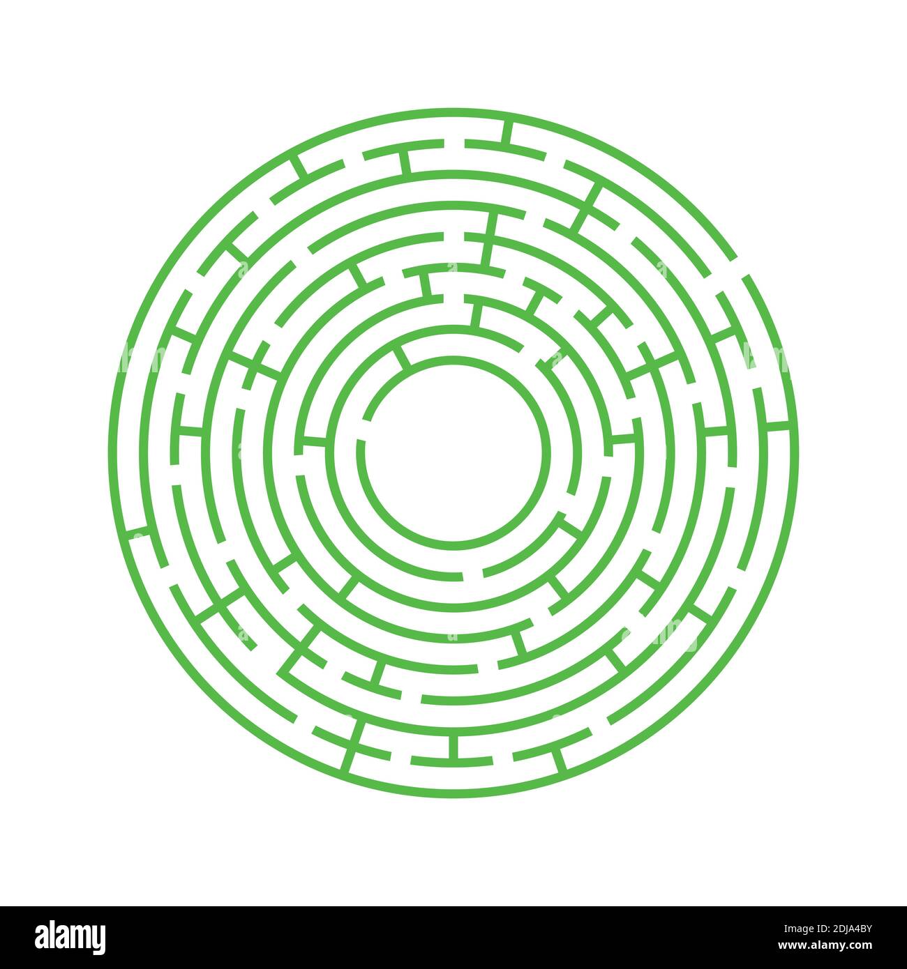 Round maze Stock Vector Images - Alamy