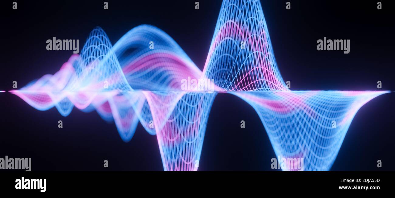 Modern Abstract Wireframe Grid Structure Virtual Background Digital Technology Science Or