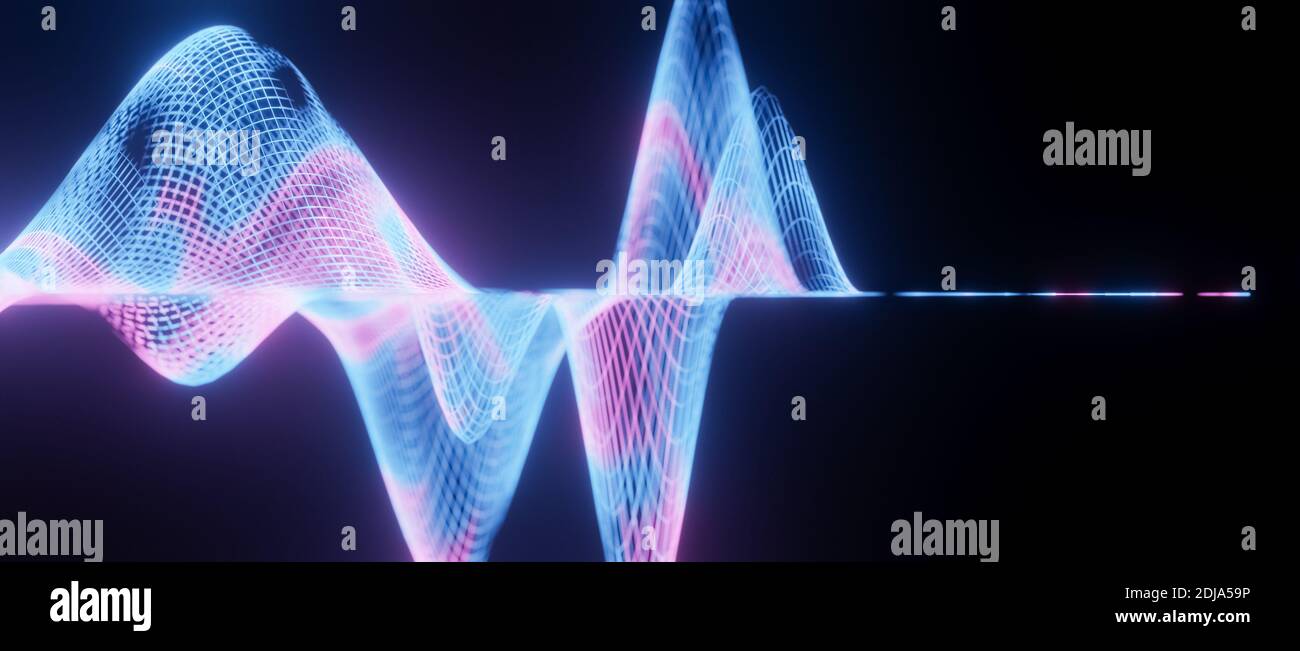 Modern Abstract Wireframe Grid Structure Virtual Background Digital Technology Science Or