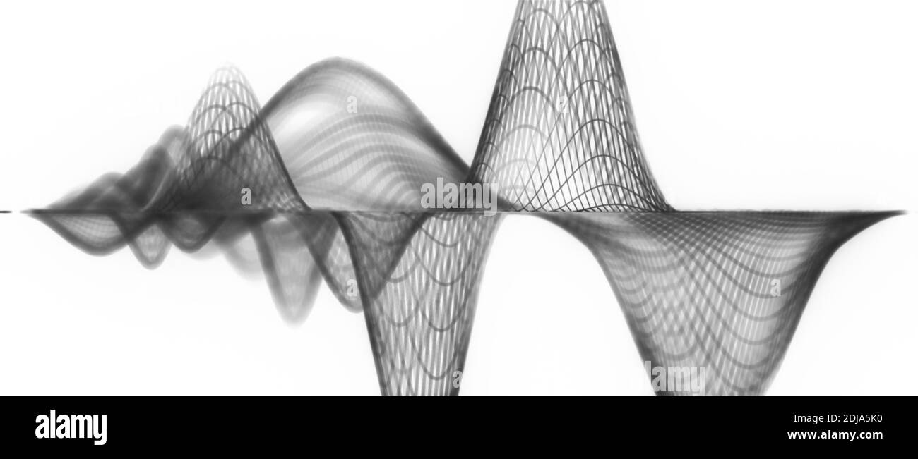 Modern Abstract Black Wireframe Grid Structure Virtual Background Digital Technology Science