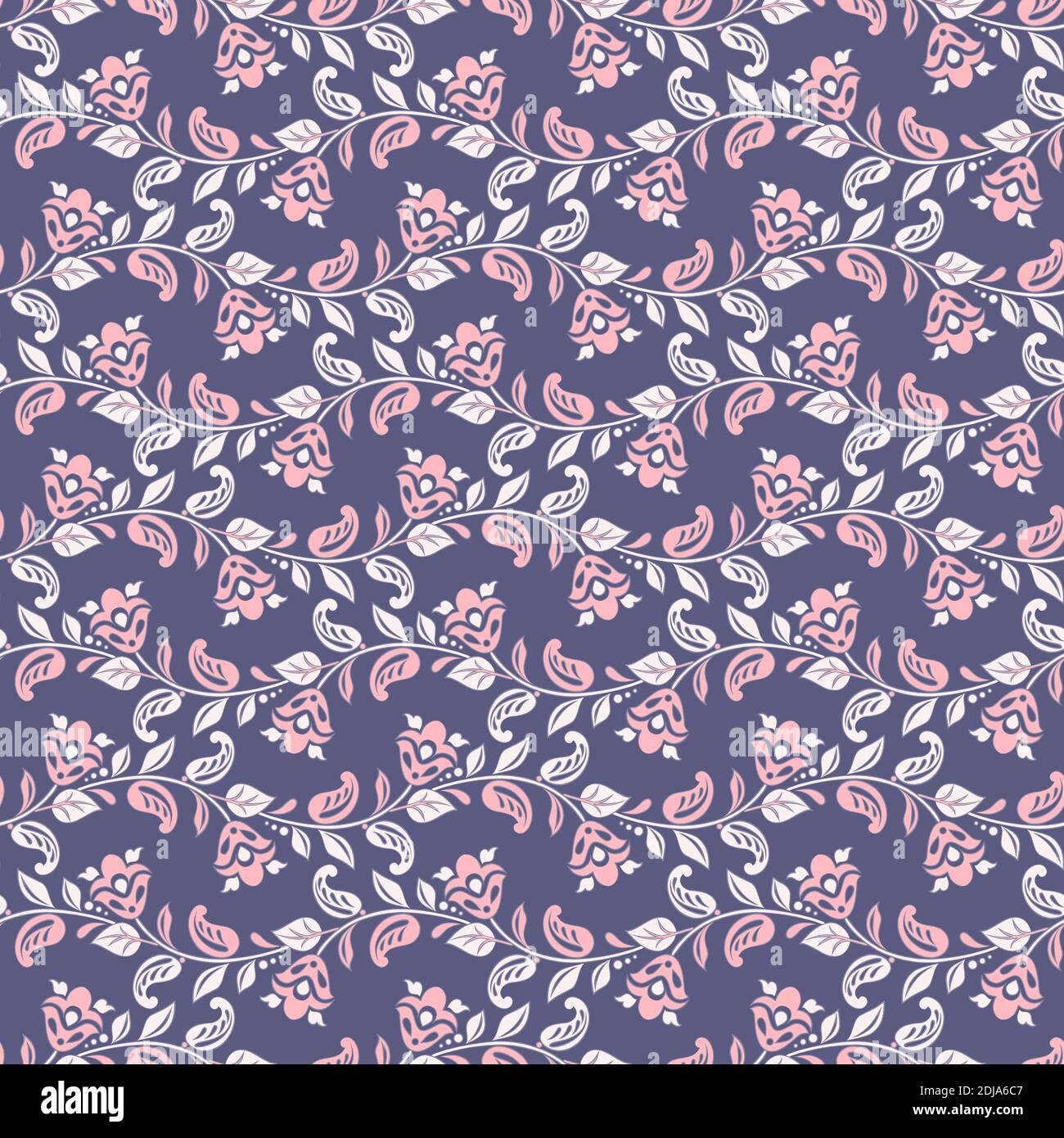 Seamless vintage vector background. Vector floral wallpaper Stock ...