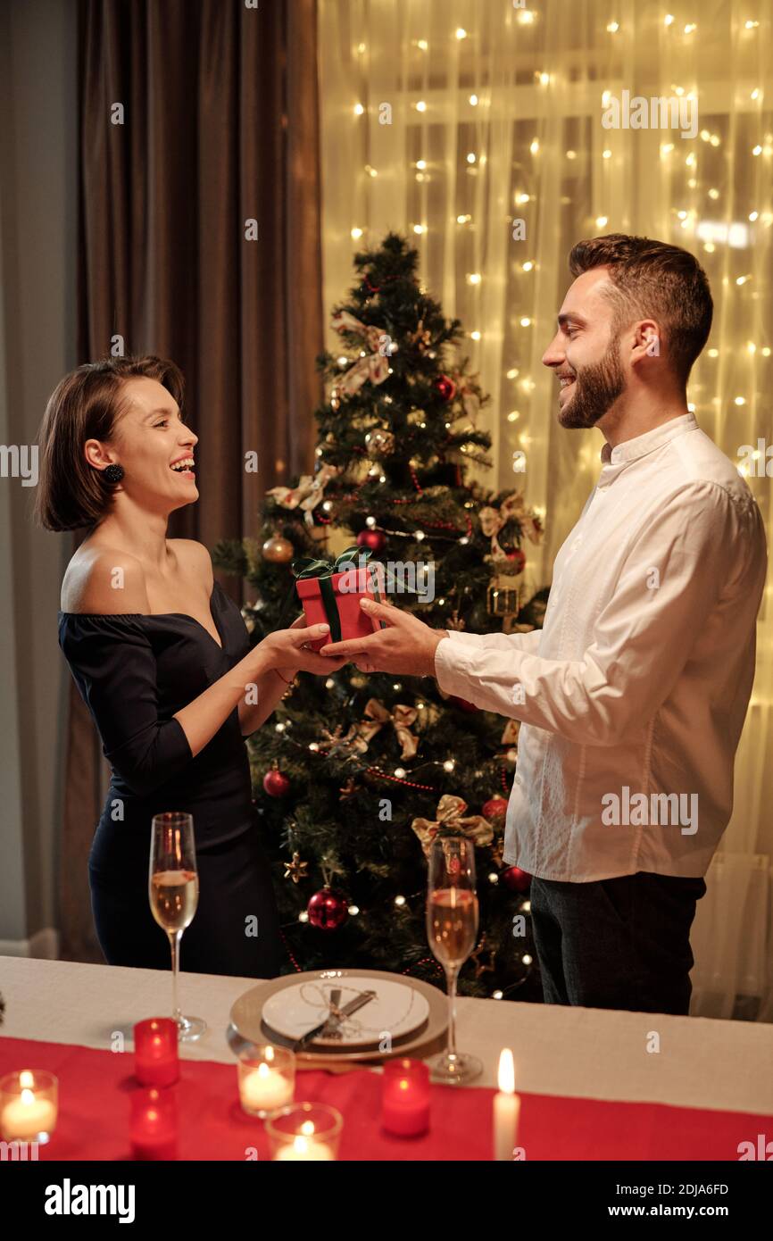 Wine christmas party home hi-res stock photography and images - Alamy