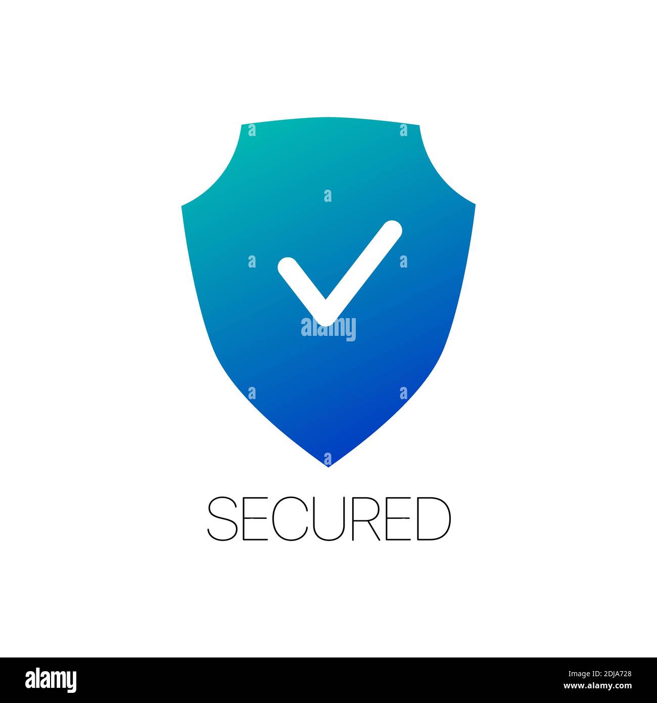 Shield check mark logo icon design template, Stock vector illustration ...