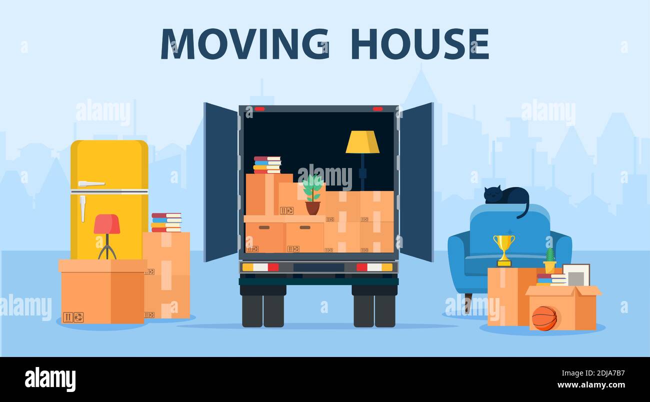 Delivering the goods cartoon hi-res stock photography and images - Alamy