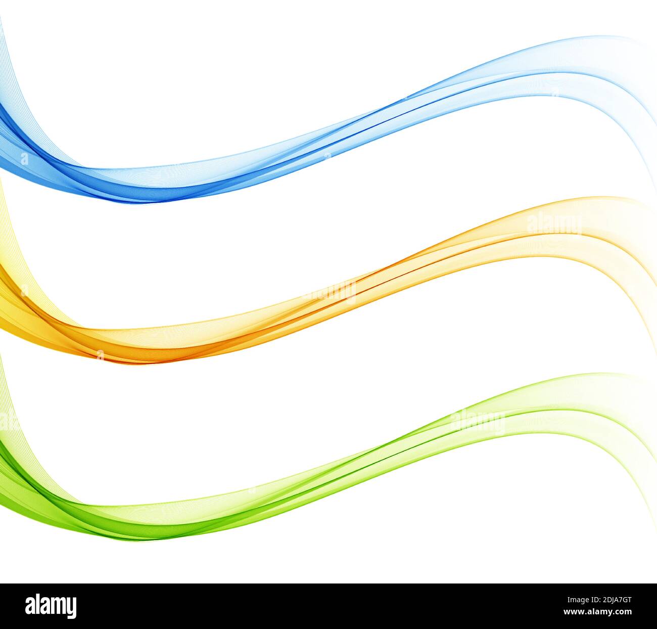 Set of color abstract wave design element Stock Vector Image & Art - Alamy