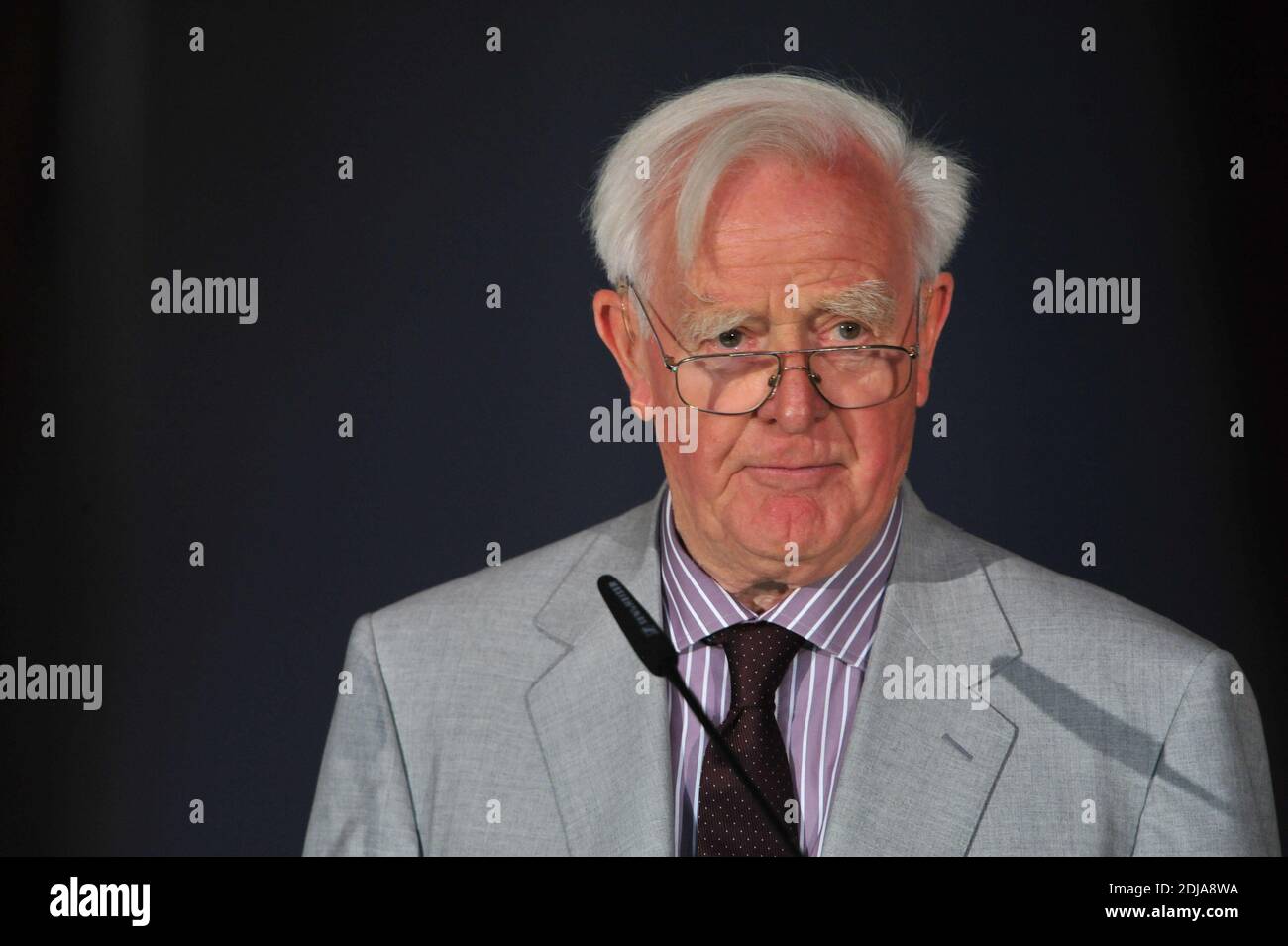 The British writer John le Carré, whose real name is David Cornwell ...