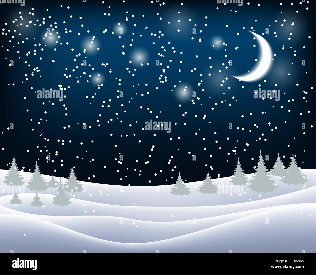 Blue night sky covered Stock Vector Images - Alamy