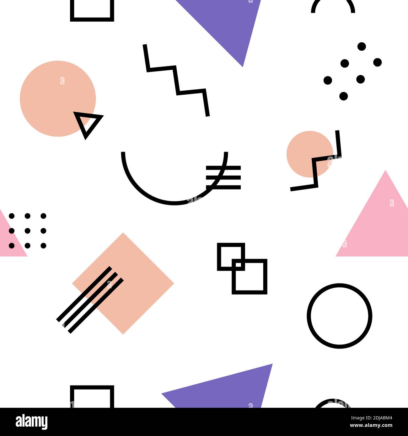 Memphis pattern in classic style. Background, wallpaper Stock Vector ...