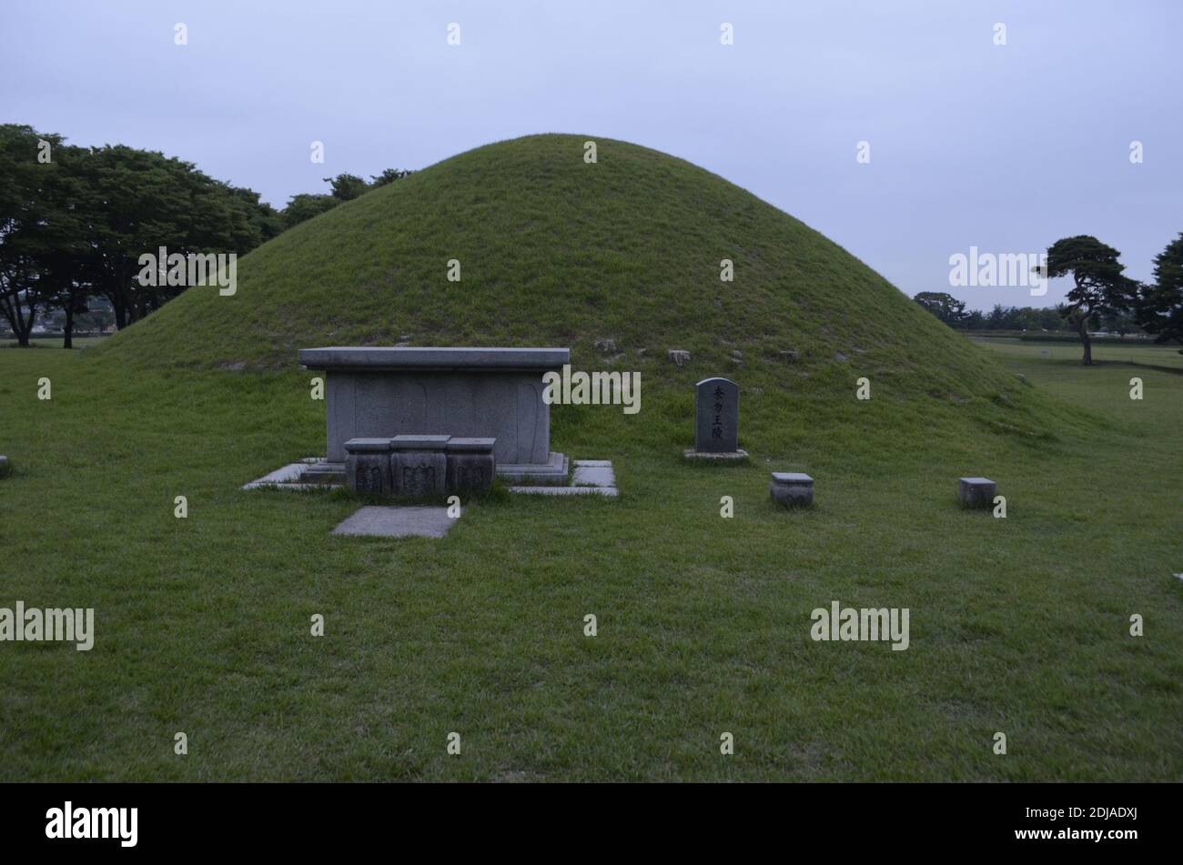 Tumulus in Gyeongju National Part Stock Photo - Alamy