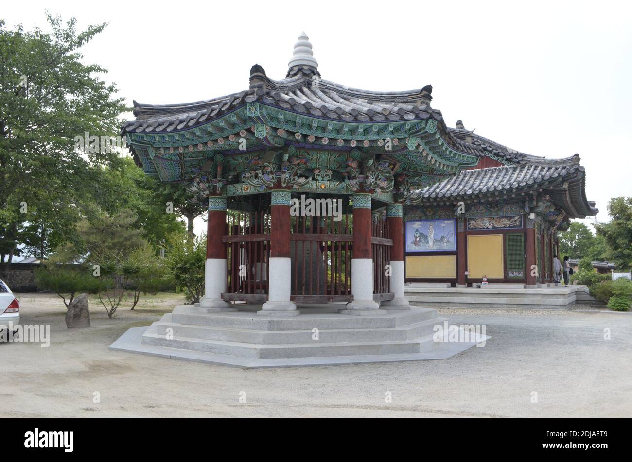 Traditional Korean bell house, Gyeongju, Korea Stock Photo - Alamy