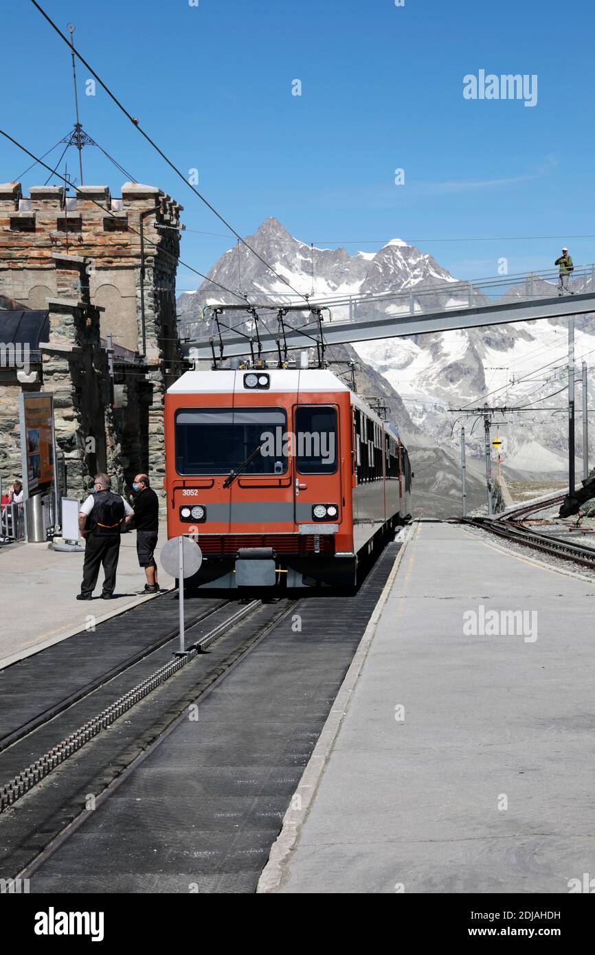 Zermatt Train Station High Resolution Stock Photography and Images - Alamy