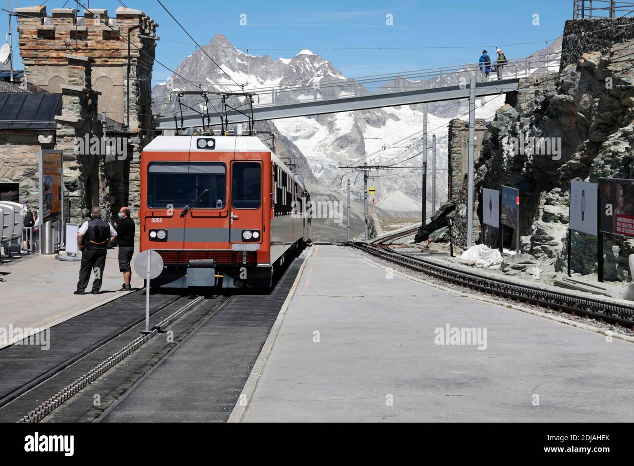Zermatt Train Station High Resolution Stock Photography and Images - Alamy