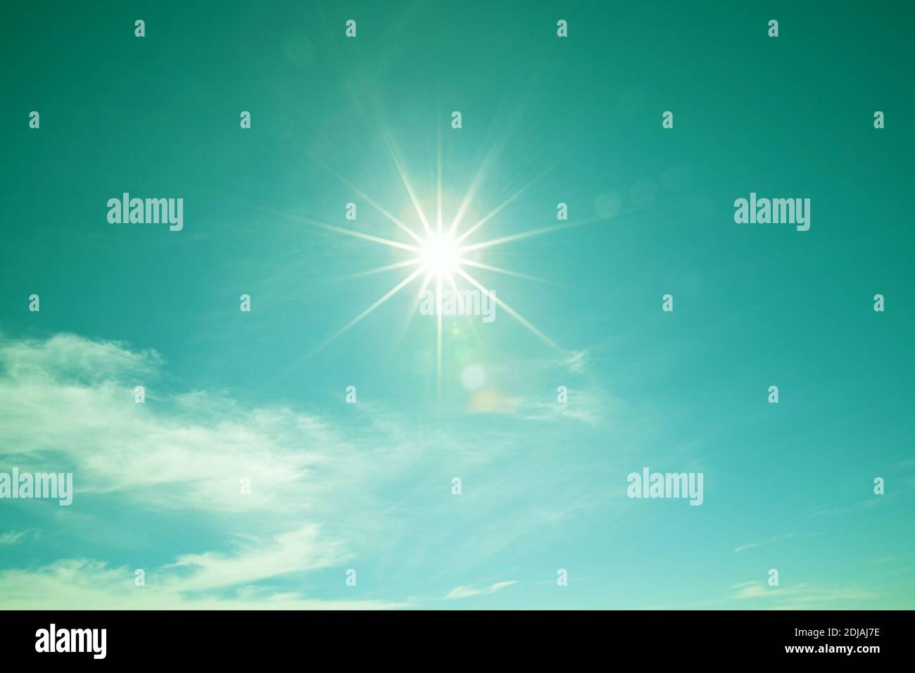 Sunny background, blue sky with white clouds, natural background ...
