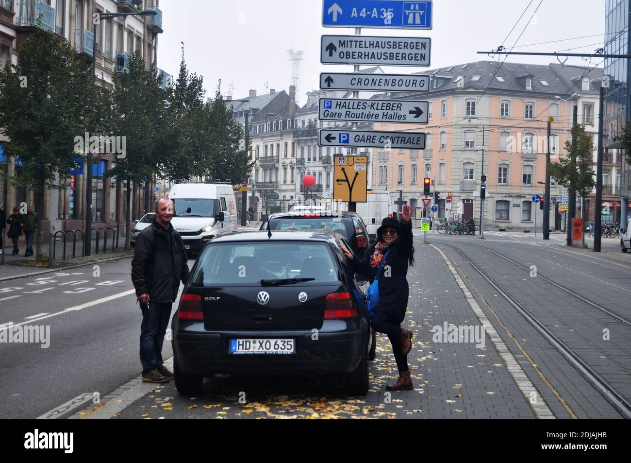 French traffic stop old hi-res stock photography and images - Alamy