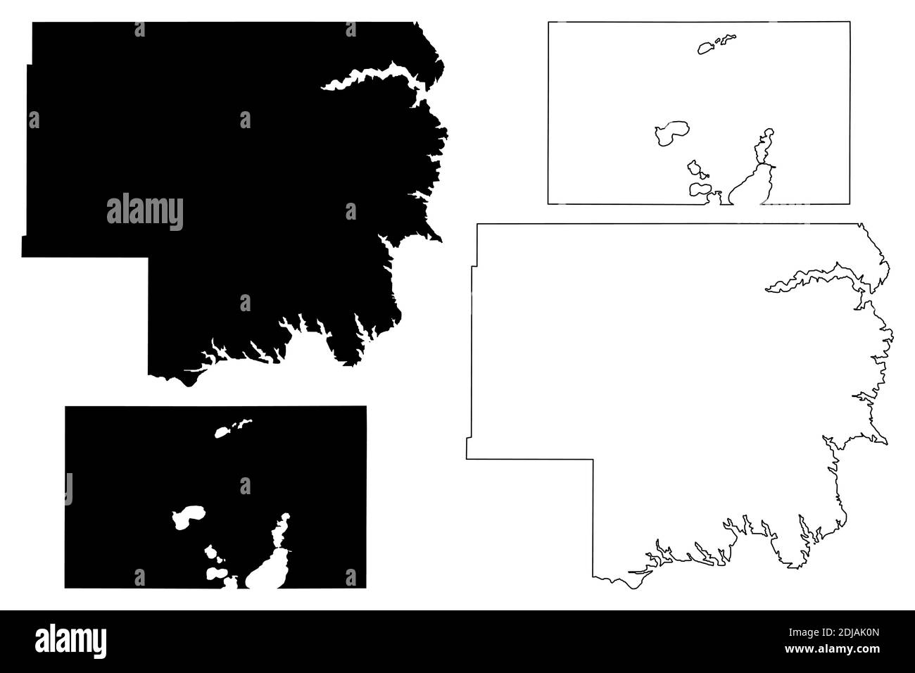 Map of hamlin Stock Vector Images - Alamy