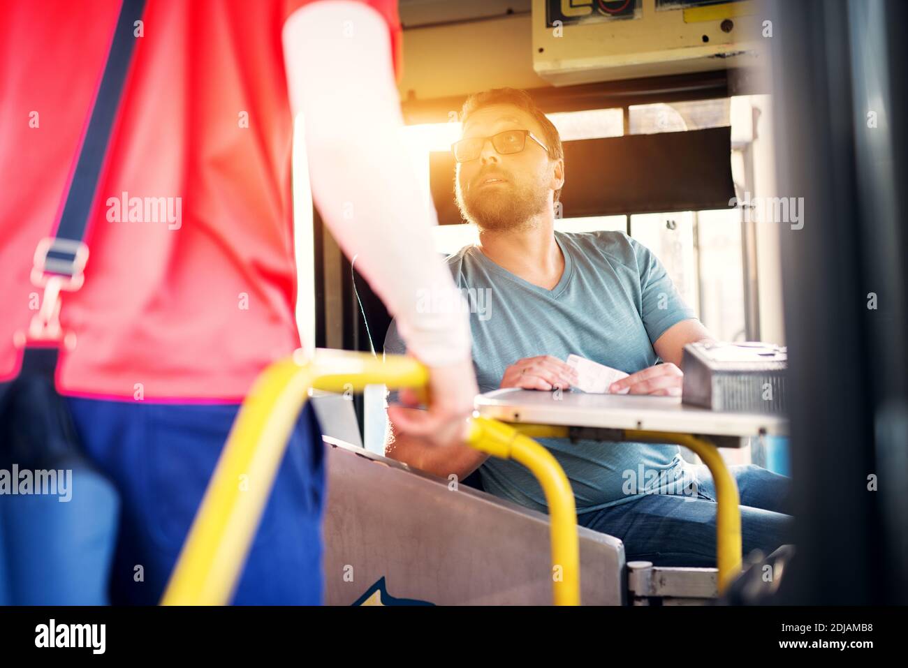 Driver waiting for passanger hi-res stock photography and images - Alamy