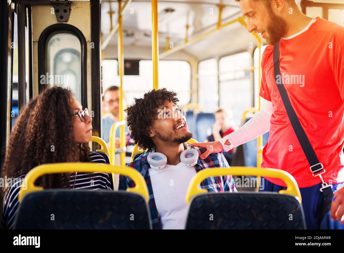 Shoulder ride group hi-res stock photography and images - Alamy