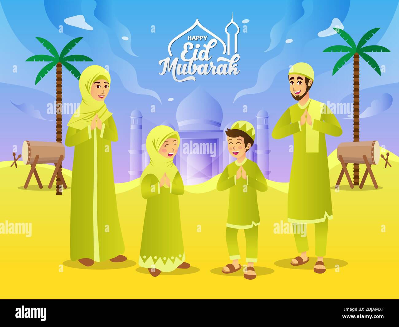 Animated Eid Mubarak Cards