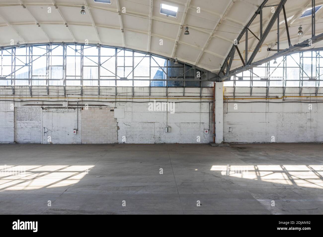 Empty Warehouse Wall