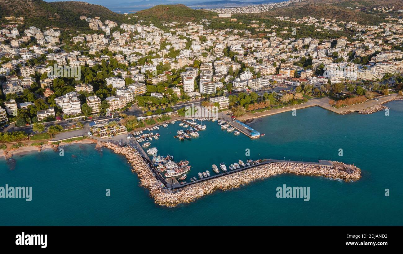 Varkiza beach greece hi-res stock photography and images - Alamy