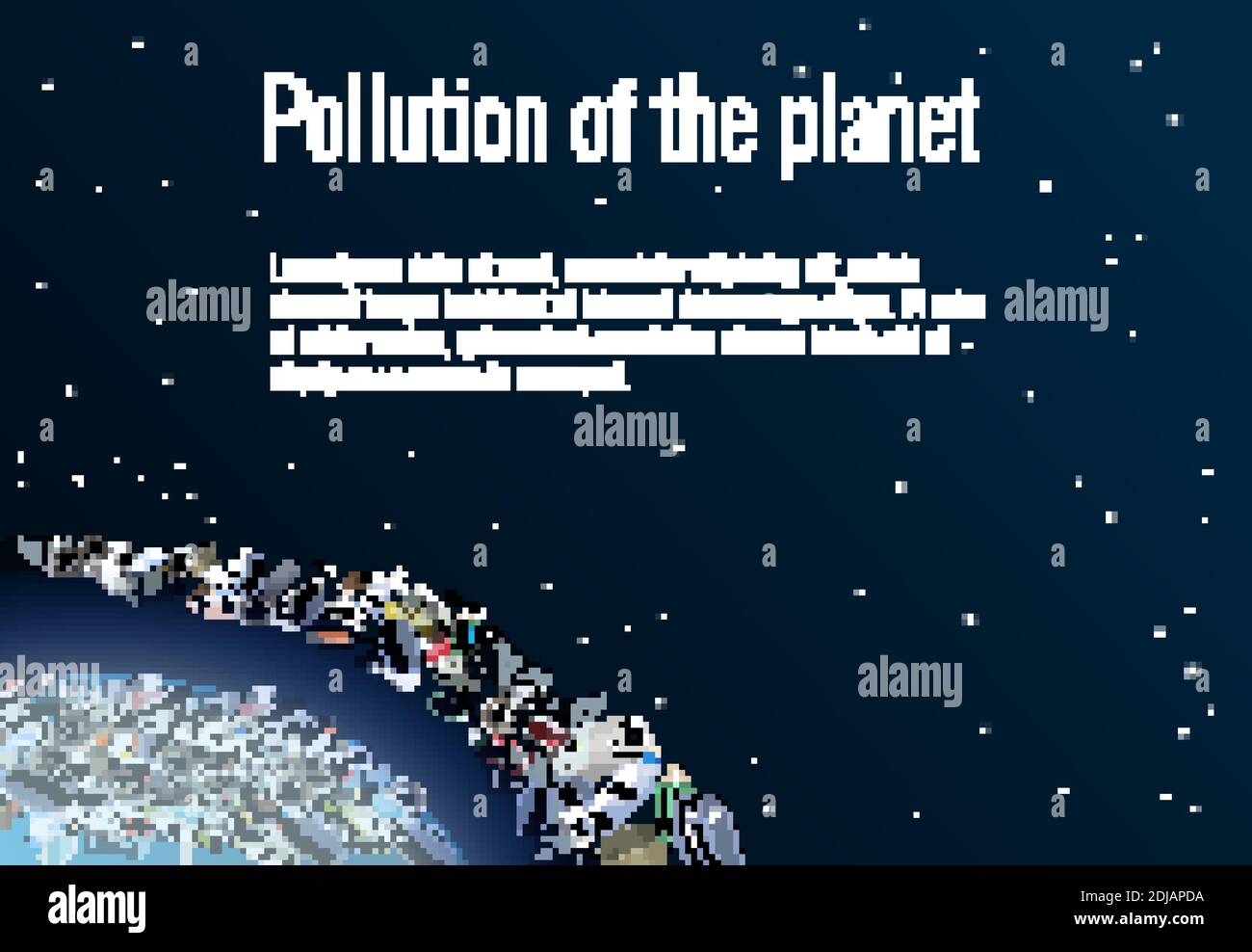 The problem of pollution of the planet. Space debris. The garbage ...