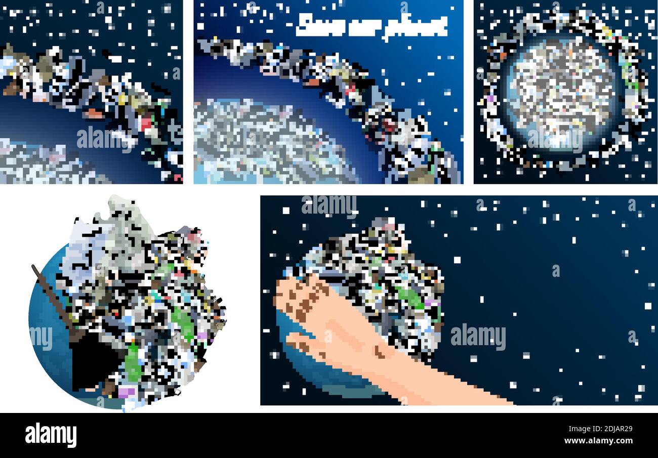 The problem of pollution of the planet. Space debris. The garbage ...