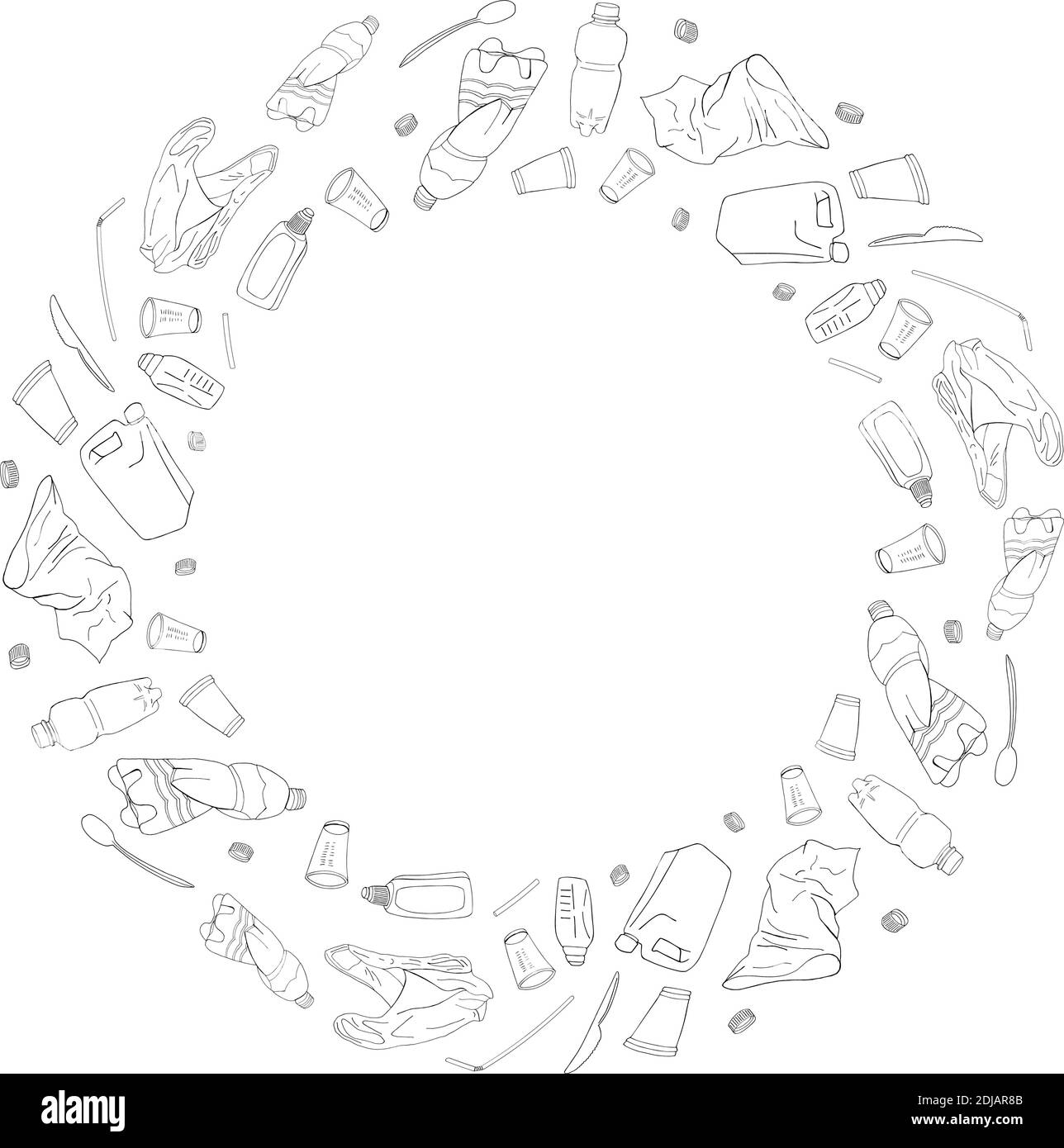 Round rubbish hi-res stock photography and images - Alamy