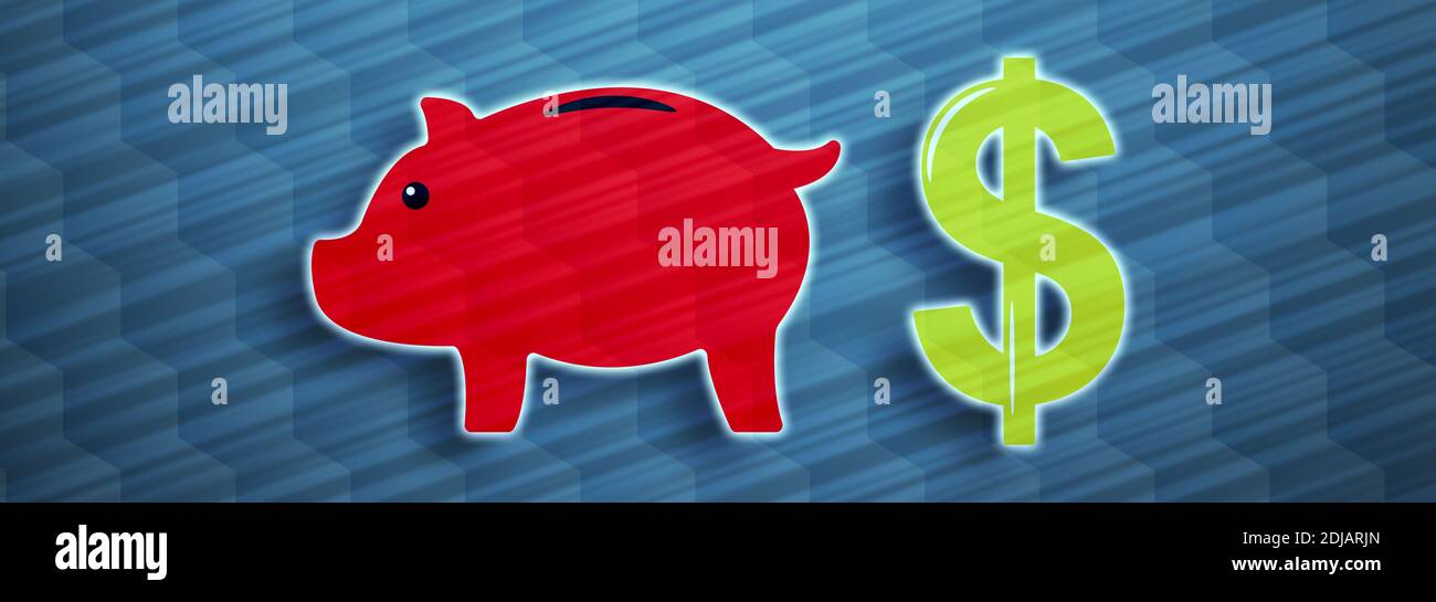 Illustration of a money saving concept Stock Photo - Alamy