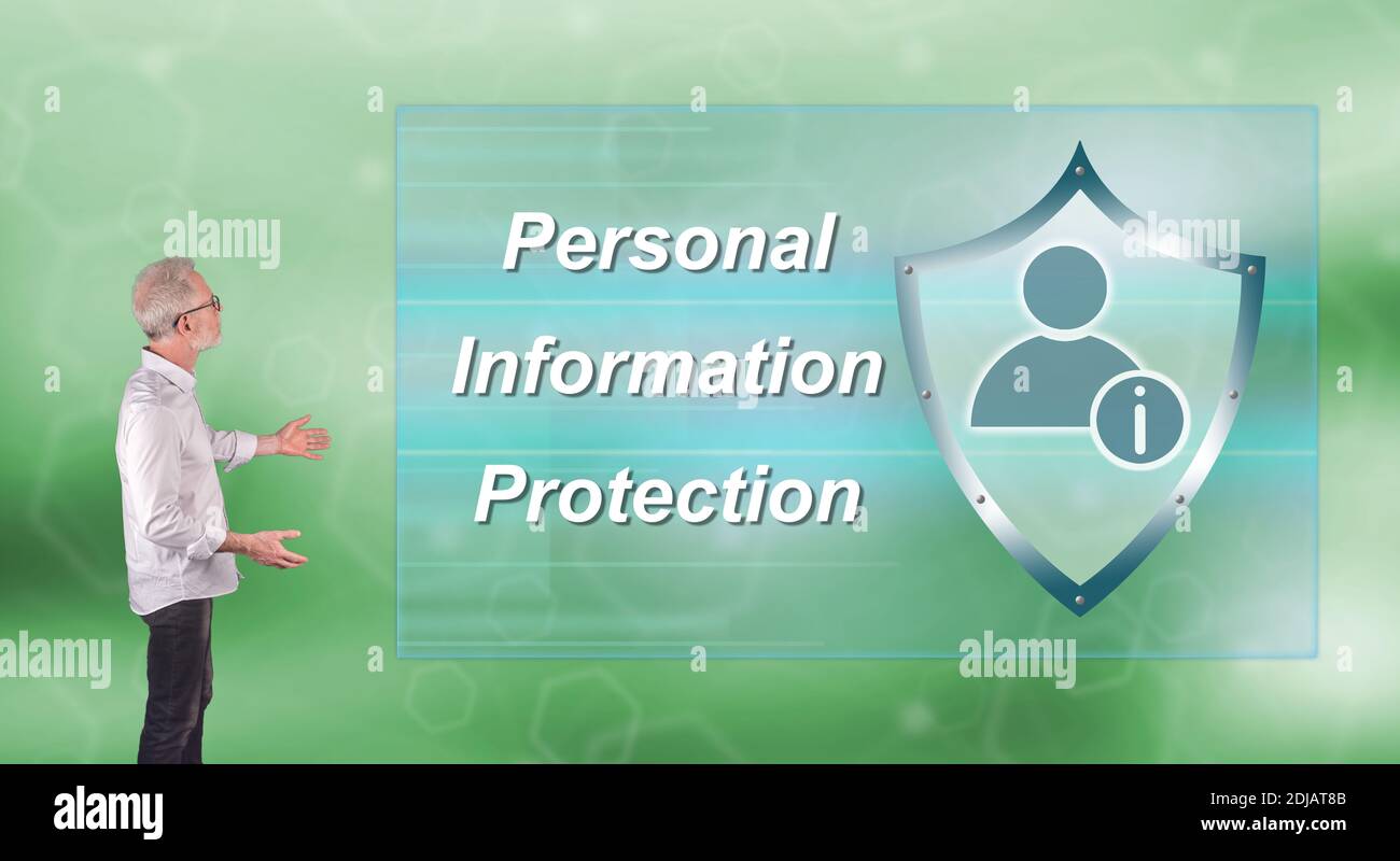 Man showing personal protection hi-res stock photography and images - Alamy
