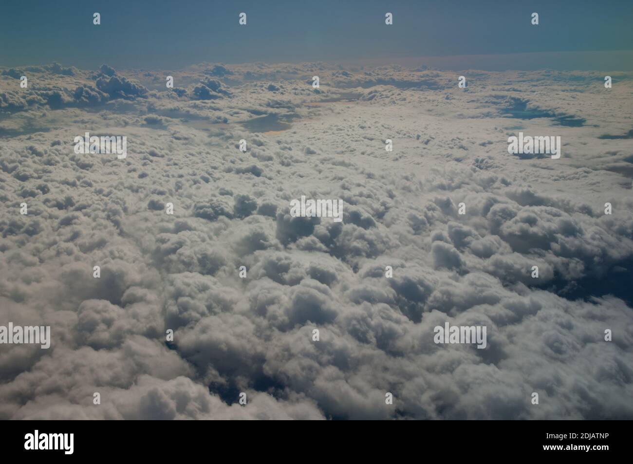Cloudscape view from an airplane on the turkish territory. Turkey Stock ...